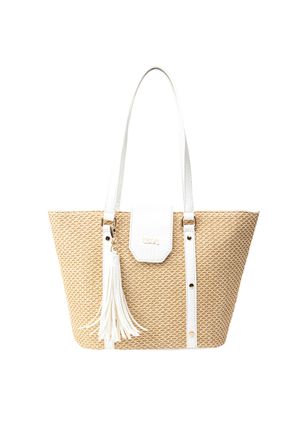 Izia Shopper-Tasche Damen weissbeige