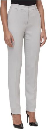 Emporio Armani Femme, Pantalons, Gris, Taille: 44 FR Pantalon Slim Taille Haute