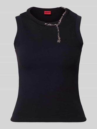HUGO BOSS Slim Fit Top aus Baumwoll-Mix Modell Delolly