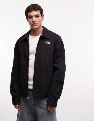 The North Face M - Veste en serg&eacute; avec col - Noir tnf