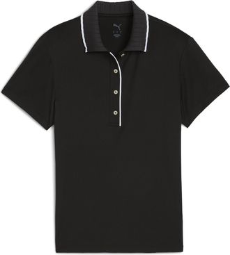 Puma Polo de golf &agrave; manches courtes CLOUDSPUN Bridges Femme, V&ecirc;tements, Noir, XXL
