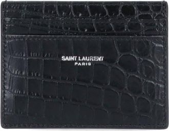 Saint Laurent Leather Card Holder