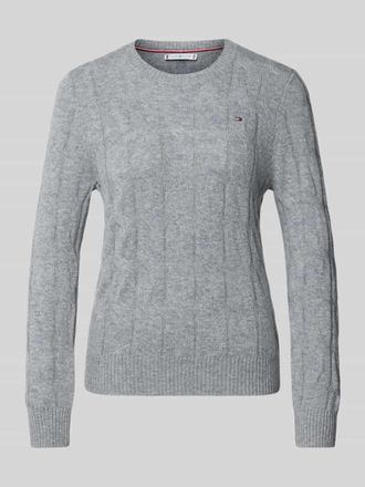 Tommy Hilfiger Regular Fit Strickpullover aus reiner Wolle
