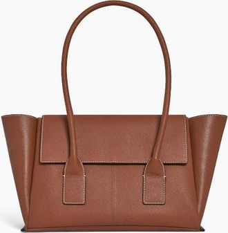 Le Tanneur Mittelgro&szlig;e Tragetasche Elena mit Umschlag, aus genarbtem Leder