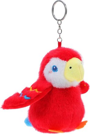 BESTOYARD Papageien-Schl&uuml;sselanh&auml;nger Pl&uuml;sch Weich 7.5 Zoll Tragbar Cartoon Vogel Anh&auml;nger F&uuml;r Tasche Rucksack Zubeh&ouml;r Piraten Motto Party Charme