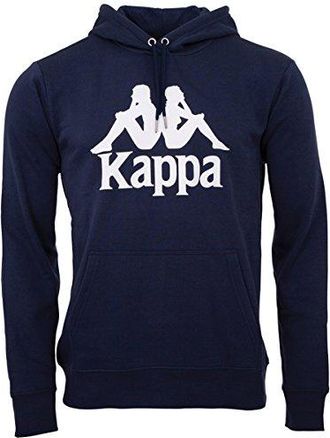 Kappa Unisex Hooded Sweatshirt Navy 705322 821, Größe Bekleidung:XXL