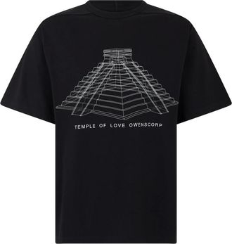 Rick Owens Homme, Tops, Noir, Taille: M T-Chemises