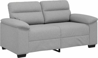 vidaXL 2-Sitzer-Sofa Wolkengrau 120 cm Stoff Vidaxl