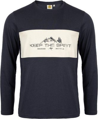 Roadsign Langarmshirt Graphic (1, 1-tlg., 1) Farbkontrast-Design für moderne Herbststyles mit sportivem Akzent