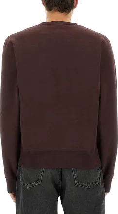 Saint Laurent Cassandre Sweatshirt - Burgundy