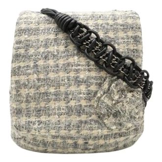 Chanel Sac bandouli&egrave;re vintage Pre-owned - Femme - Pre-owned - Beige - Taille: ONE Size
