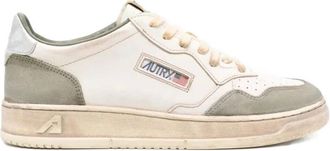 Autry Homme, Chaussures, Blanc, Taille: 39 EU Medalist Low Baskets