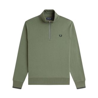 Fred Perry Herren, Sweatshirts & Hoodies, Grün, MGröße