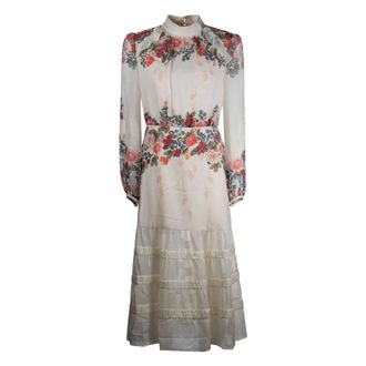 Saloni Jacqui C Dress - - Dresses - Damen - Wei&szlig; - S