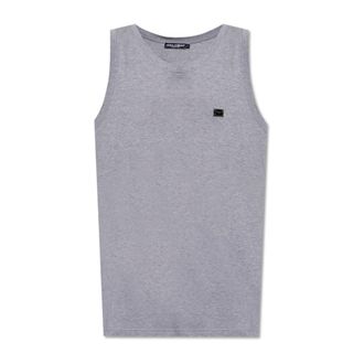 Dolce & Gabbana Homme, Tops, Gris, Taille: S Débardeur