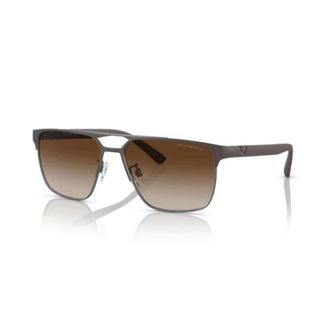Emporio Armani unisex, Accessoires, Brun, Taille: 58 MM Lunettes de soleil