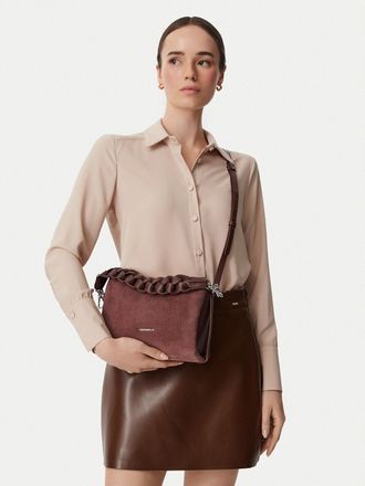 Coccinelle Handtasche Coccinelle P6P Boheme Suede Bimaterial E1 P6P 58 01 01 Dunkelrot