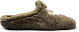 Thies Damen vegan Hausschuhe Paw Kamelbeige