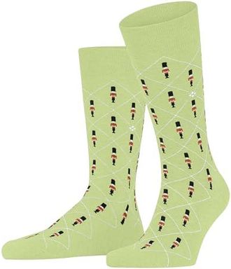 Burlington Guard M So coton fantaisie 1 paire, Chaussettes Homme, Vert Lemon 7498, 40-46