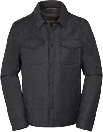 Moorer Homme, Vestes, Gris, Taille: M Baidon Overshirt