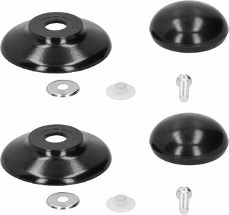 Dioche 2er-Pack Topf2-teiliger Universal-Topfdeckelknopf mit Schrauben - Hitzebest&auml;ndiger -Kunststoffgriff, Bequemer Griff und Einfache Installation f&uuml;r T&ouml;pf