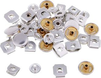 Hellery 12 S&auml;tze Rock Hosen Haken & &Ouml;sen Verschluss Set 15mm