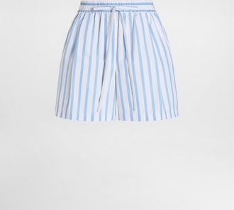Dolce & Gabbana Striped Poplin Shorts - Frau Hosen Und Shorts n/d 36
