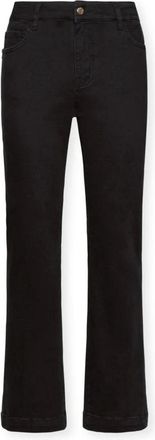 Elena Miro Femme, Jeans, Noir, Taille: 56 FR Jean 5 poches, coupe kick flare, Florence