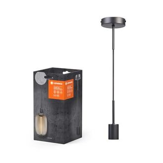 Ledvance 1906 Pendulum Needle E27 DG LEDV, Acier Inoxydable, Dark Gray
