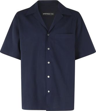Department Five Department Five, Homme, Chemises, Bleu, Taille: L Cape Camicia Bowling