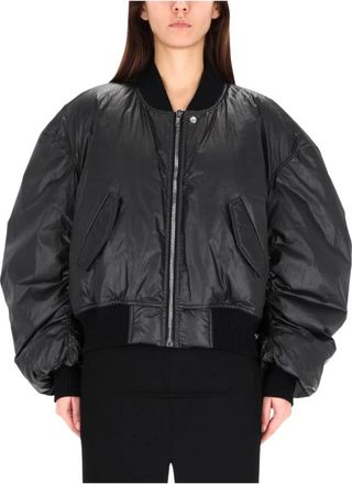 Rick Owens Femme, Vestes, Noir, Taille: 34 FR Bomber Vestes