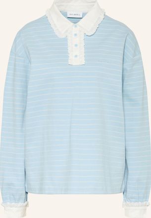 Oh April Oh April Jersey-Poloshirt Jolina blau