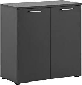 Schildmeyer M&ouml;belpartner Aktenschrank Denver, 145819, Anthrazit, ca. 80,2 x 41 x 84 cm