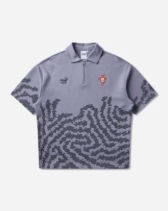Puma Men s Portugal x Salehe Bembury KING Relaxed Polo Grey Sky