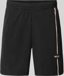 HUGO BOSS Regular Fit Sportshorts mit Logo-Details Modell SH_TOC GAME 8 INCH
