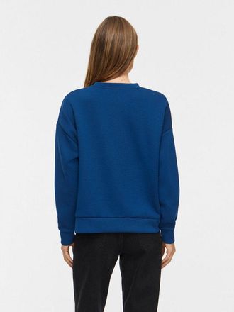 Vila Sweater VIREFLECT MOOD EMB L/S SWEAT TOP/R/3 Materialmix, loose fit