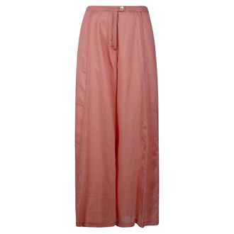 Forte_Forte Wide Hosen - - Trousers - Damen - Rosa - S