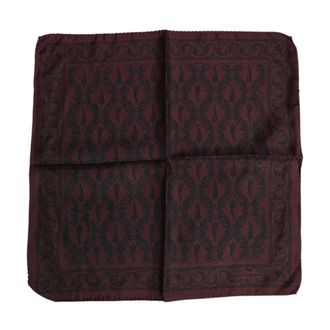Dolce & Gabbana Luxuri&ouml;ser Logo Details Foulard Schal - - Accessories - Herren - Braun - ONE SIZE