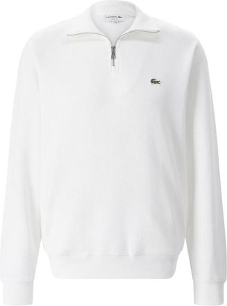 Lacoste Homme, Sweatshirts et sweats &agrave; capuche, Blanc, Taille: 2XL Troyer