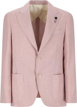 Lardini Homme, Vestes, Rose, Taille: XL Giacca Iconic Drop 7 REG