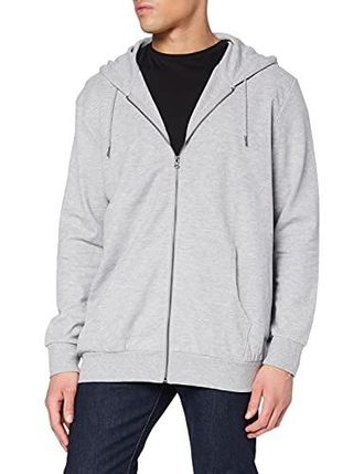 Jack & Jones Homme &Agrave; Capuche Zipp&eacute; Jjebasic Noos Cardigan Sweater, Light Gris Melange, S EU