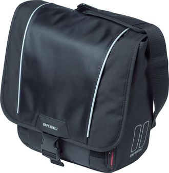 Basil 291053VAR - Wasserdichte hintere fahrradtasche hand schultergurtverschluss klicken SPORT DE FARBE SCHWARZ