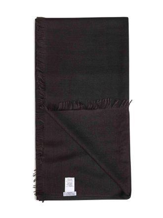 Brunello Cucinelli Womens Scarf Cashmere And Silk - Coffee Brown Scarfs