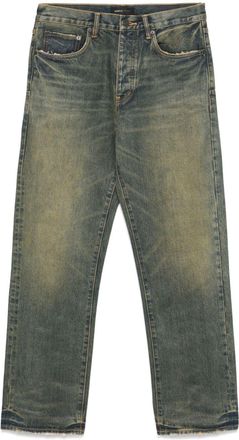 Purple jean à coupe droite - Bleu