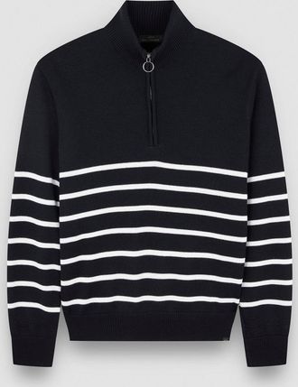 Paul & Shark Troyer mit Streifenmuster aus einem Schurwollgemisch in