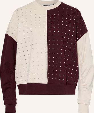 Essentiel Sweatshirt Koldi Mit Schmucksteinen rot