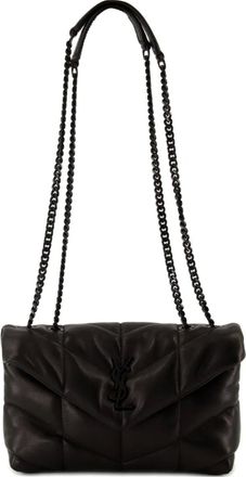 Saint Laurent Puffer Toy Schultertasche - Schwarz
