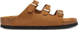 Birkenstock Pantoletten Birkenstock Florida Fresh Tonal Footbed 1031867 Braun