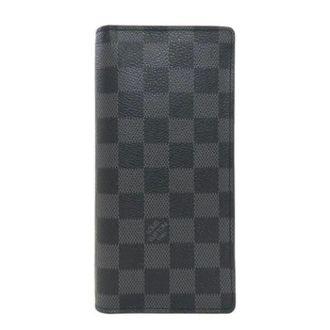 Louis Vuitton Portefeuille long (bi-pli) doccasion - Damier Graphite - Homme - Pre-owned - Gris - Taille: ONE Size