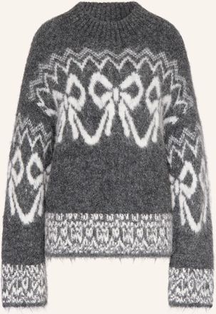 Mrs & Hugs Mrs & Hugs Pullover Mit Alpaka grau